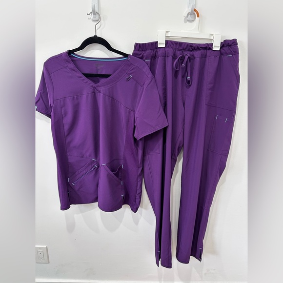 Scrubstar | Other | Scrubstar Womens Scrubs Top And Pants Set L | Poshmark